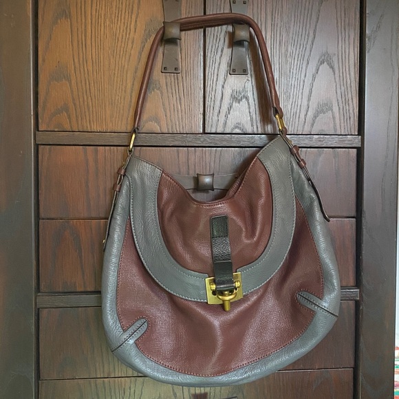 orYANY | Bags | Oryany Brown And Gray Shoulder Bag | Poshmark
